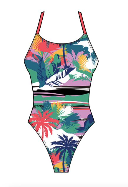 SPEEDO Endurance Printed Tie Back One-Piece – Olym's Swim Shop